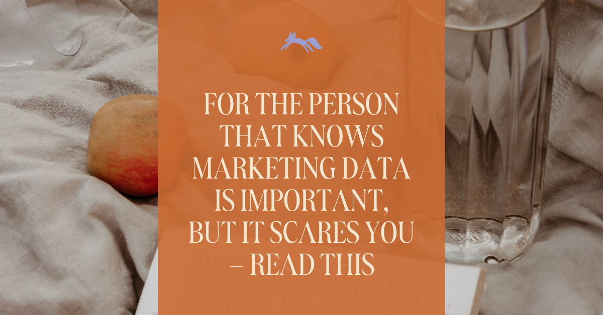 Know Marketing Data is Important, but Still a Little Sweaty About It?